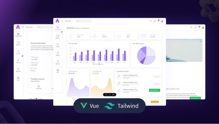 Free Admin Dashboard template download - Ui Lib